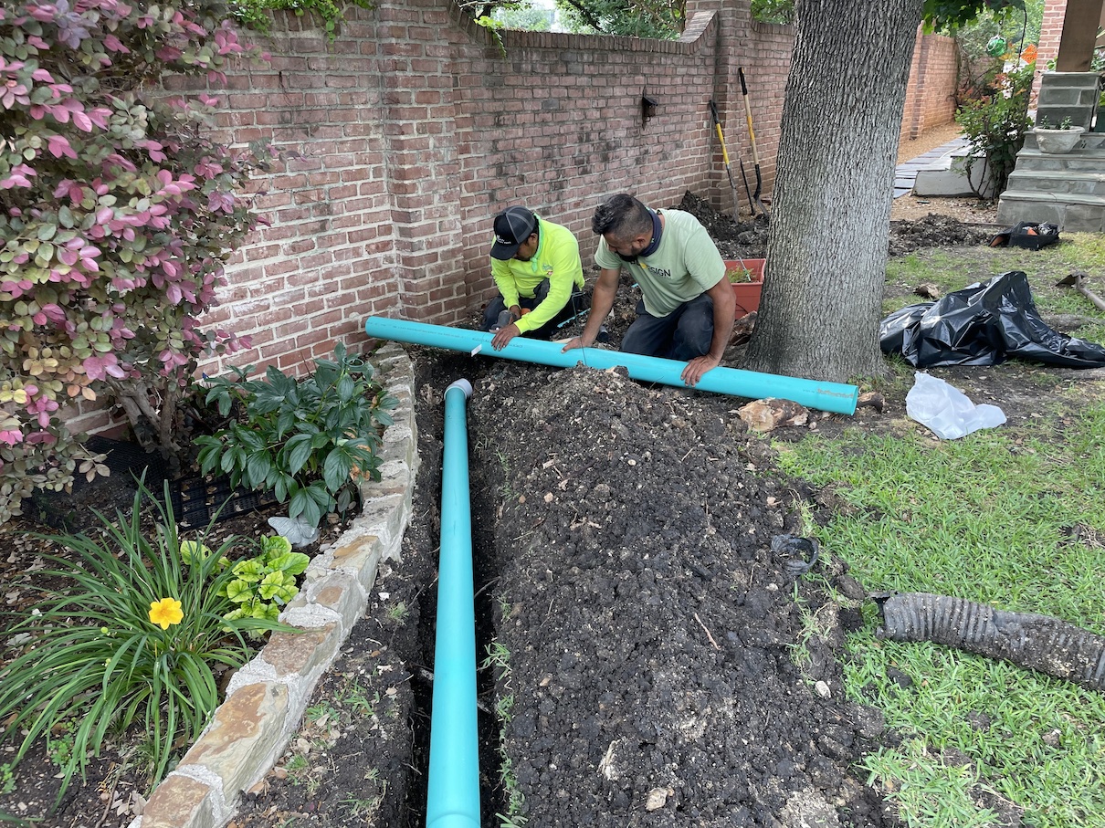 Dallas Drainage Pros – French Drain & Landscape Drainage Contractors