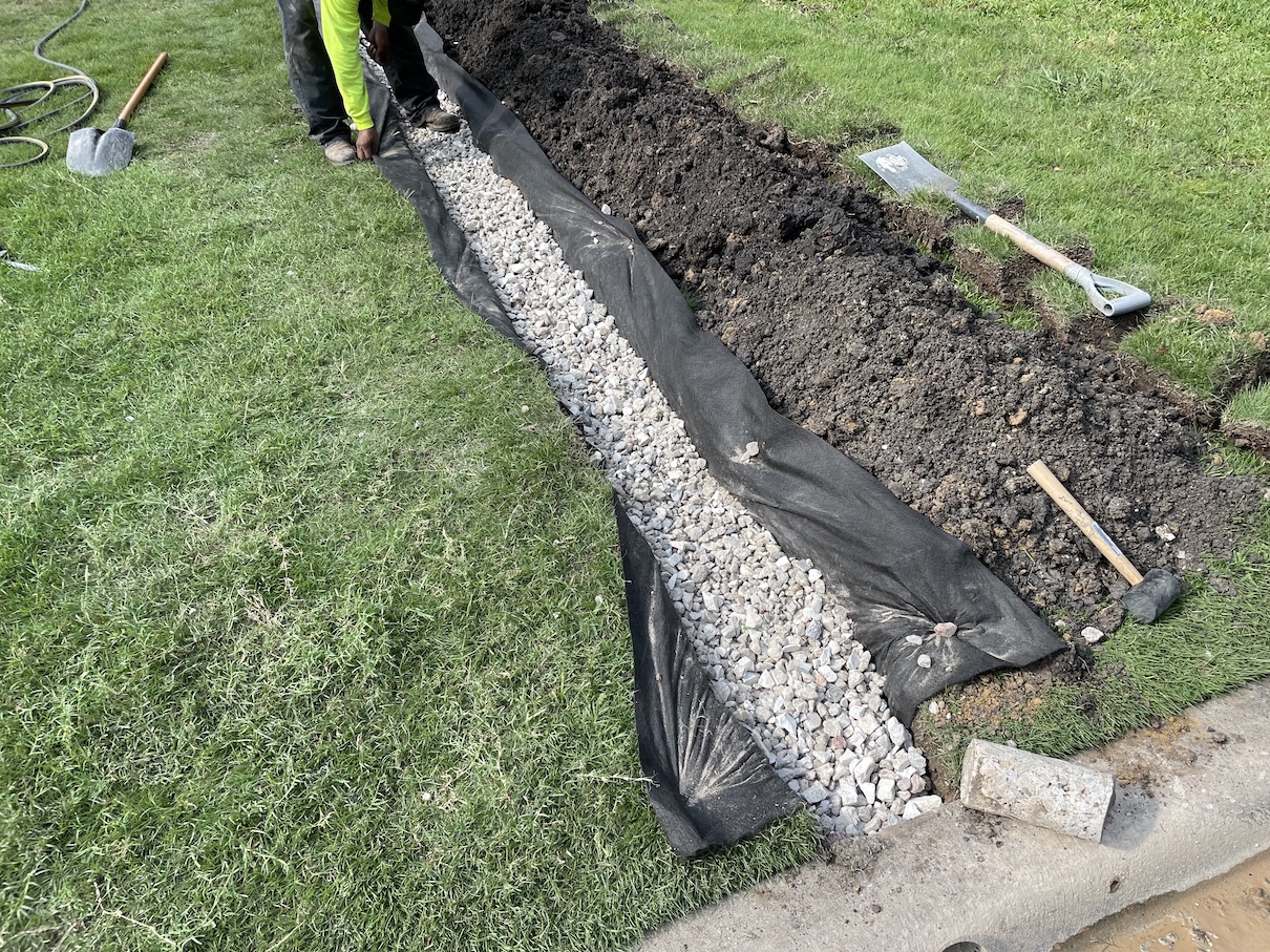French Drains – Dallas Drainage Pros