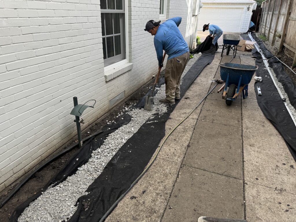 French Drains – Dallas Drainage Pros